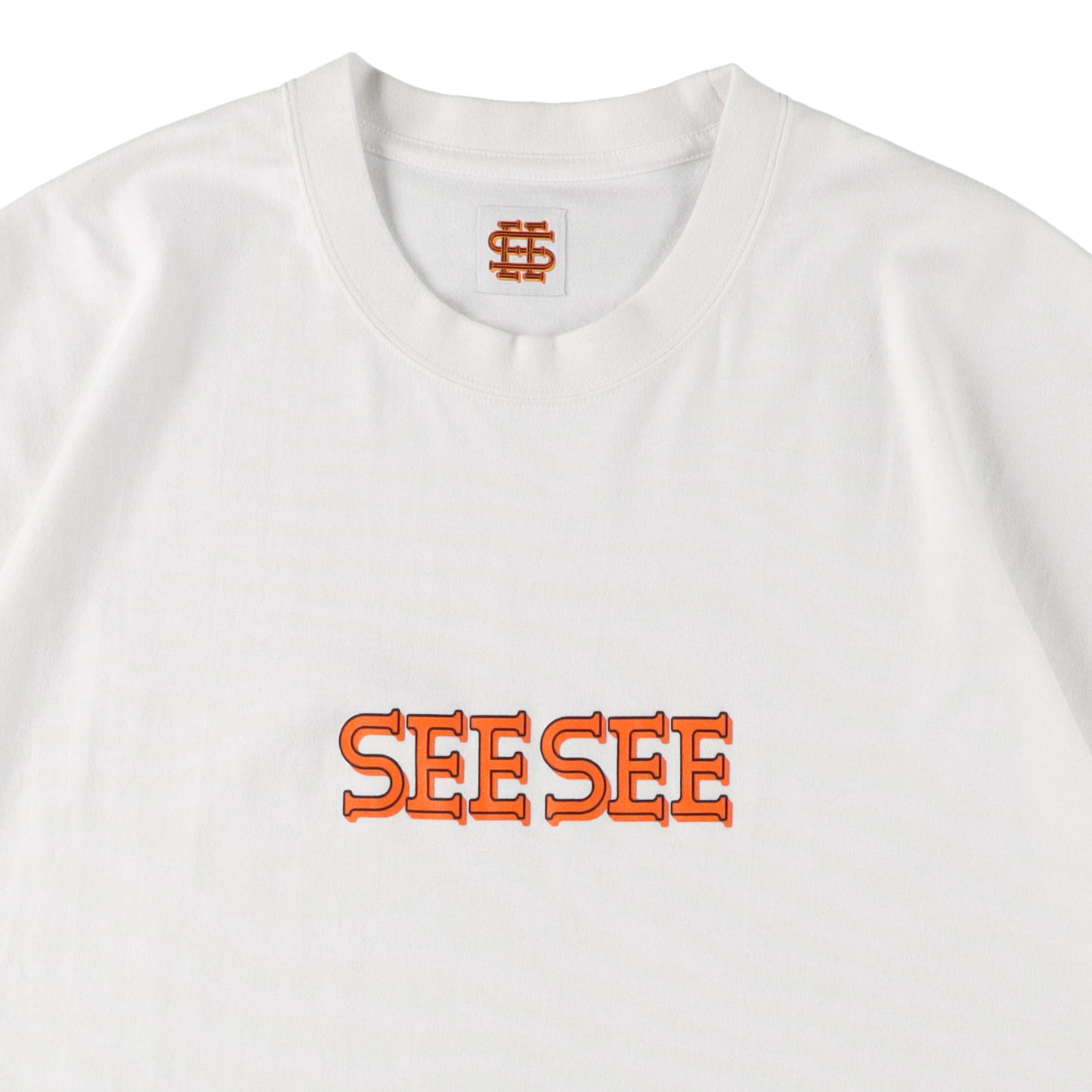 【11-1】SEE SEE SUPER BIG FLAT TEE OFFICIAL FONT LOGO【WHITE】 – STUDY ...