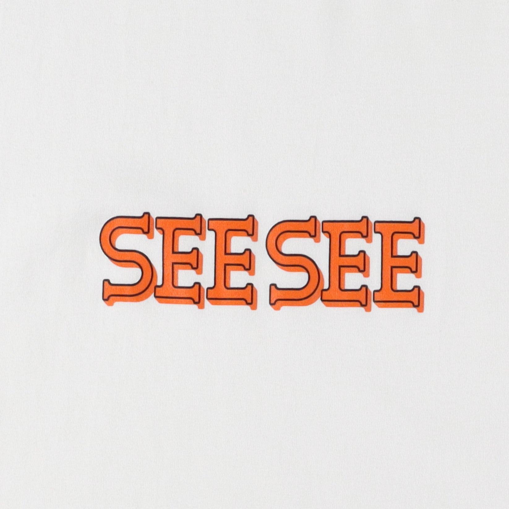 【11-1】SEE SEE SUPER BIG FLAT TEE OFFICIAL FONT LOGO【WHITE】 – STUDY ...